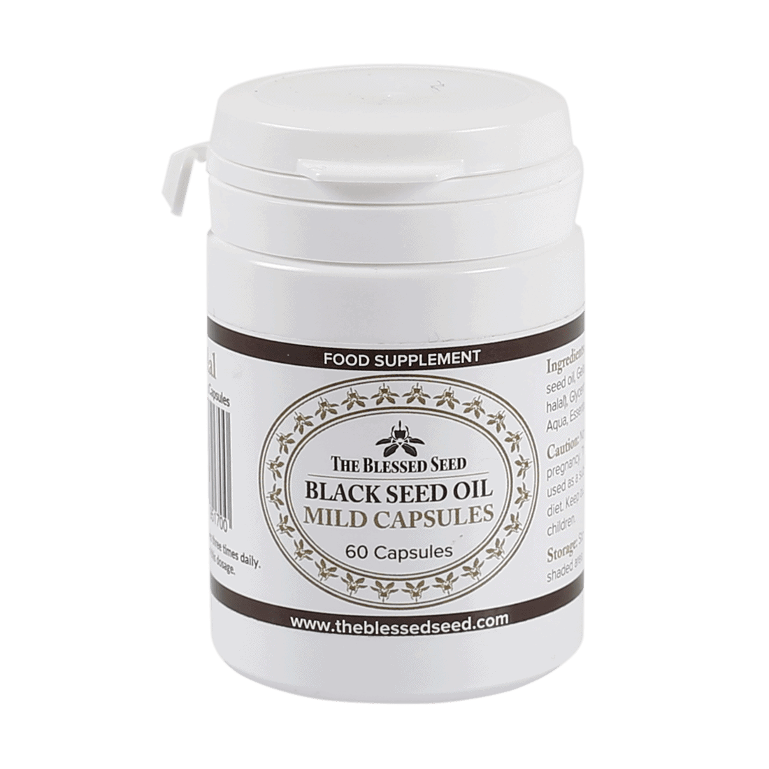 Buy MILD Black Seed Oil Capsules (60 x 500mg) Online | Get 9% Off